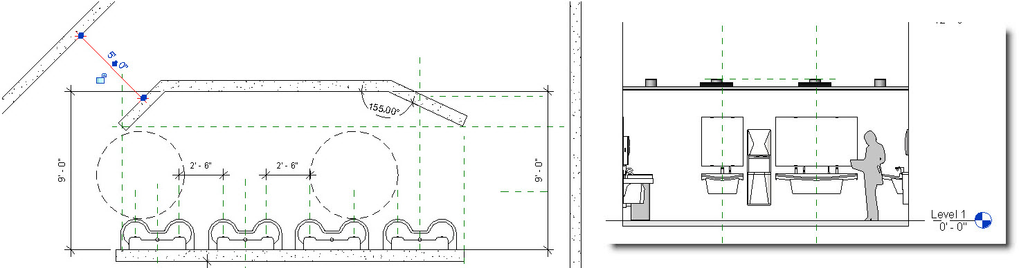 4 Revit Fixtureroom Layout Tips Adauniversal Design Review Handicapped
