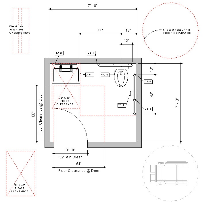 Download Pre built Revit Accessible Toilet Room Sample Model Download Pre built Revit Accessible Toilet Room Sample Model